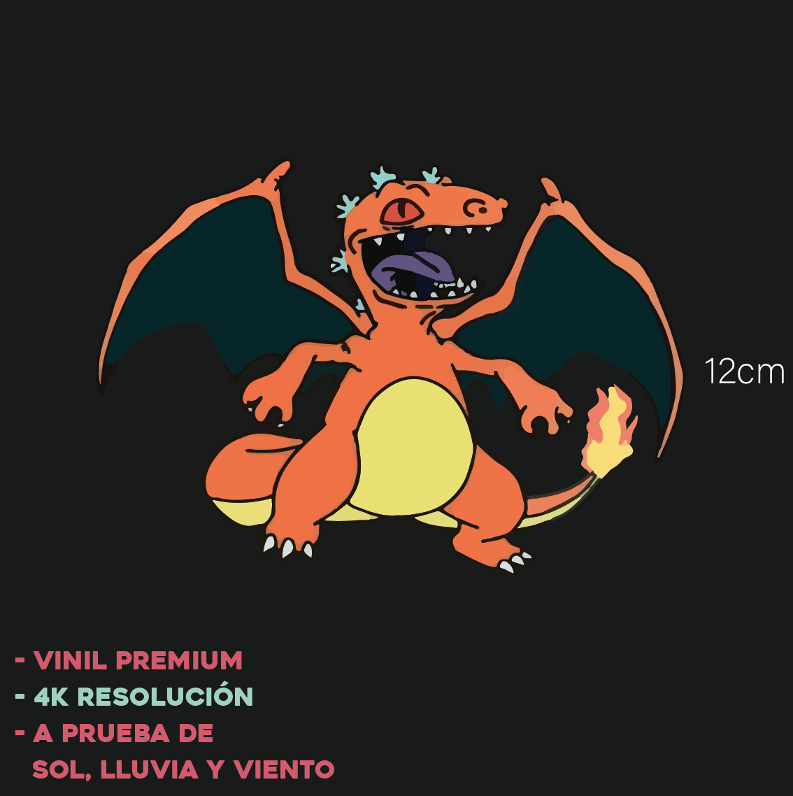 Reptar Charizard - Sticker – 150Radz